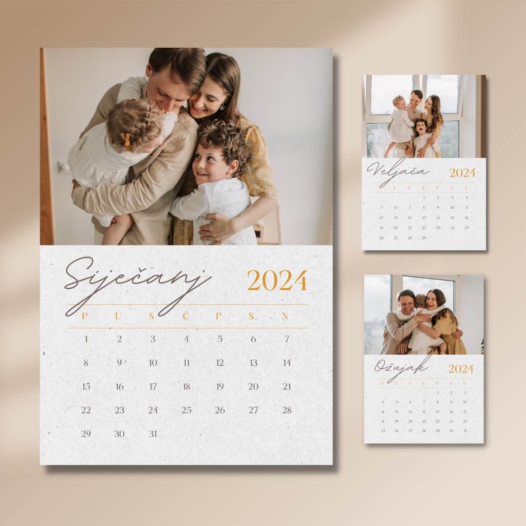 Personalizirani foto kalendar za 2025. – Posterz design